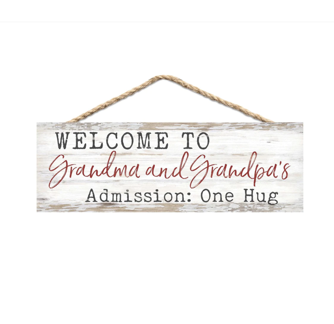 Welcome to Grandma and Grandpas Sign - Dutch Country General Store